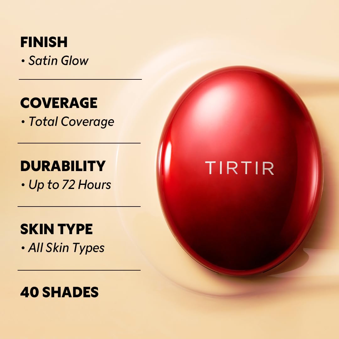 TIRTIR Mask Fit Red Cushion Foundation | Full coverage, Weightless ...