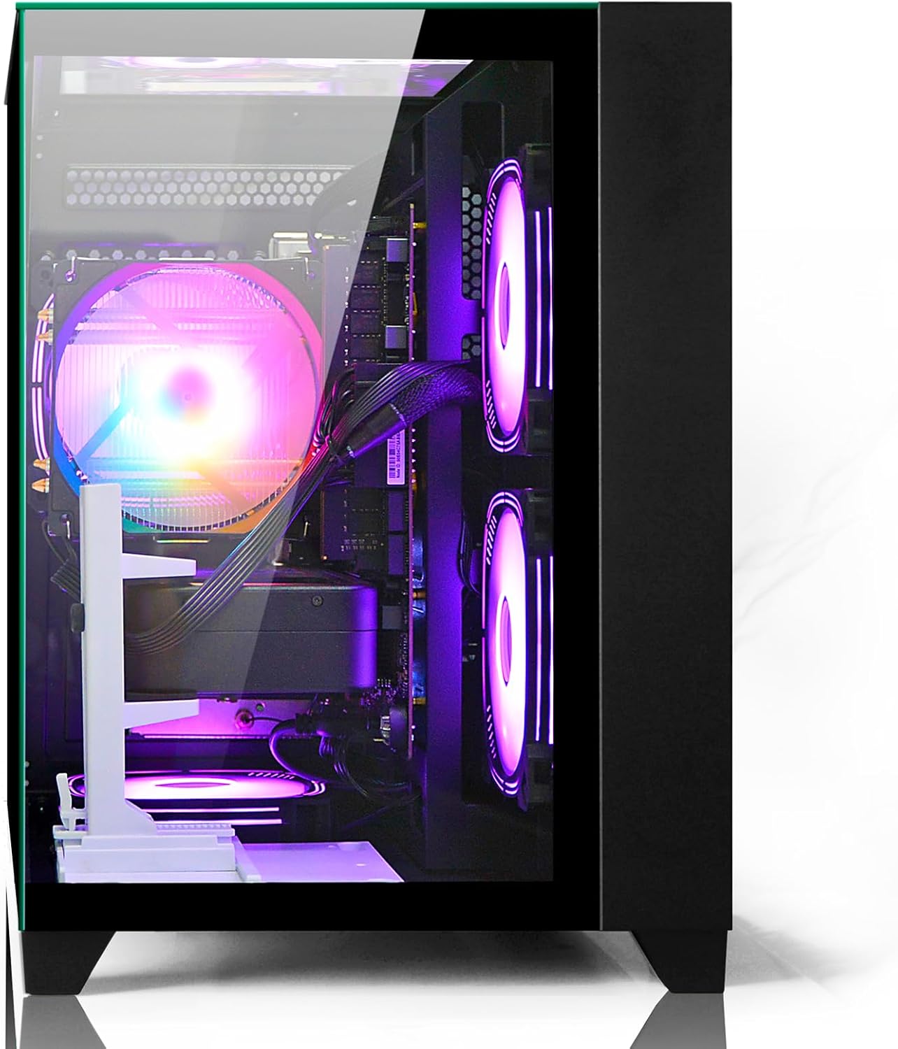 LXZ Prebuilt Gaming PC Ryzen 7 8700F, GeForce RTX 5060 (8GB), 32GB DDR5 ...